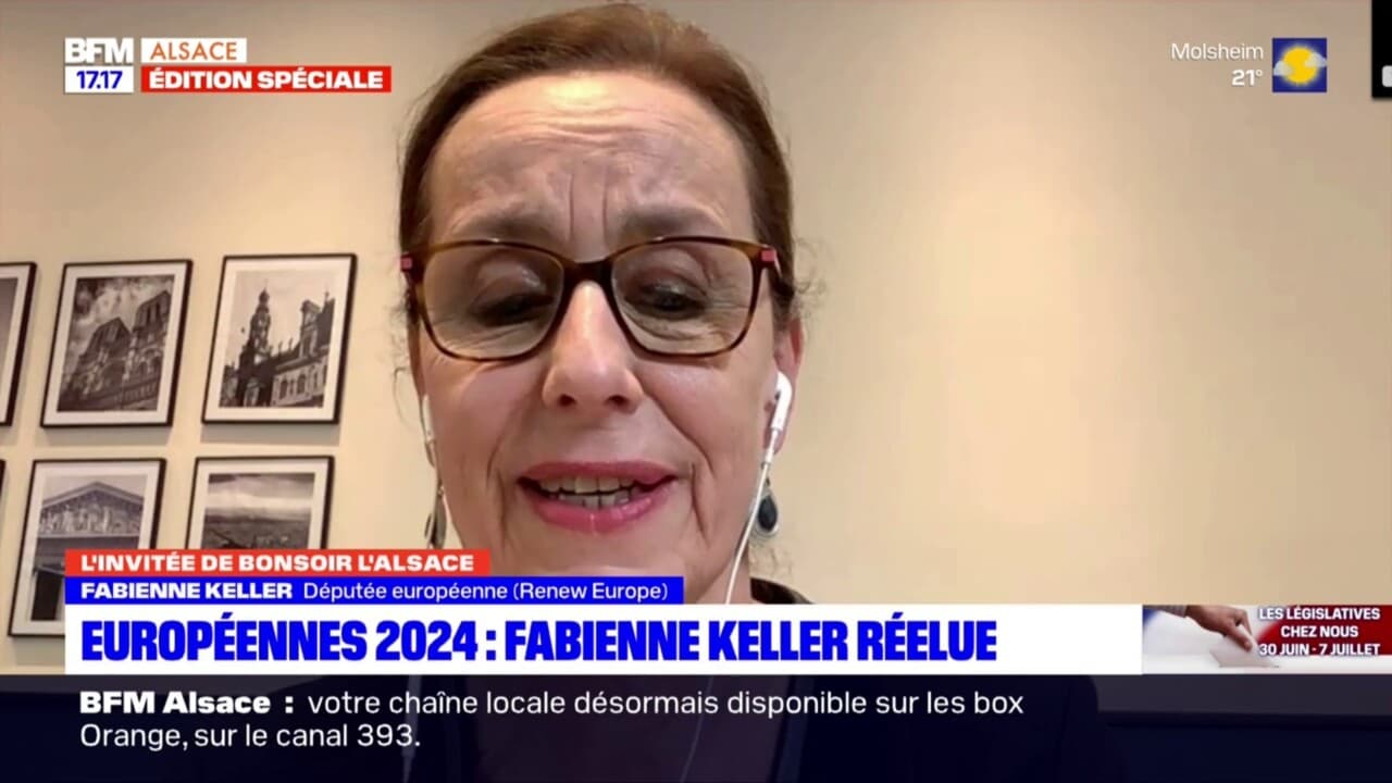 Fabienne Keller, députée européenne (Renew Europe) réélue, analyse le succès du RN et la ...