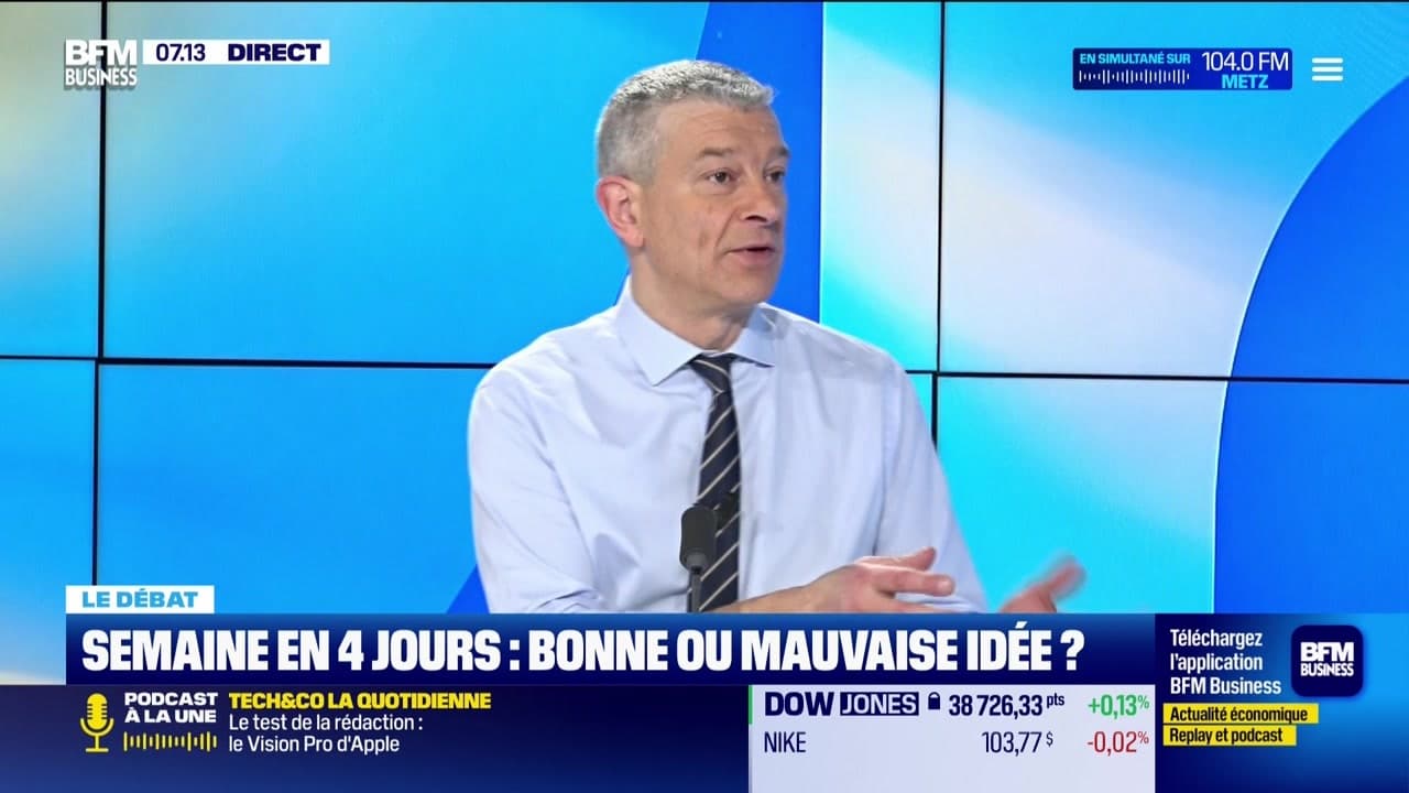 Nicolas Doze face à Jean-Marc Daniel : Semaine en 4 jours, bonne ou ...