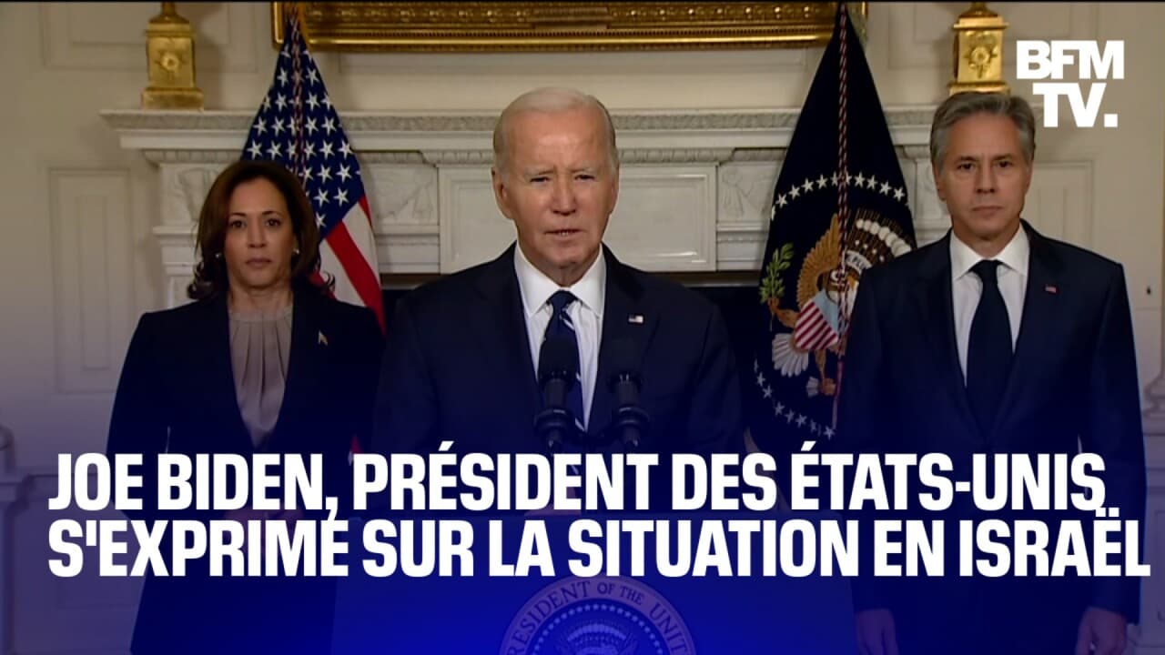 Le président des États-Unis, Joe Biden, s'exprime sur la situation en ... Le président des États-Unis, Joe Biden, s'exprime sur la situation en ...