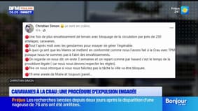 Caravanes à La Crau : une procédure d'expulsion engagée