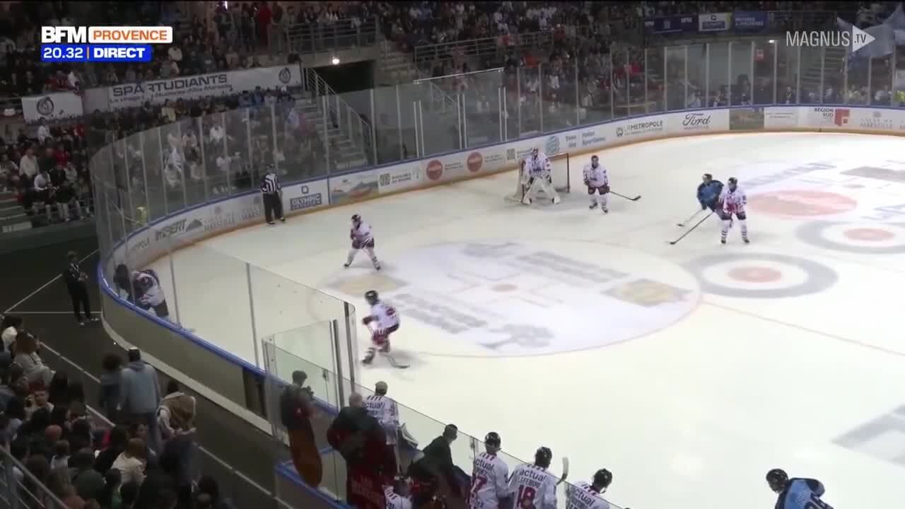 Ligue Magnus: revivez le match entre les Spartiates de Marseille et les ...