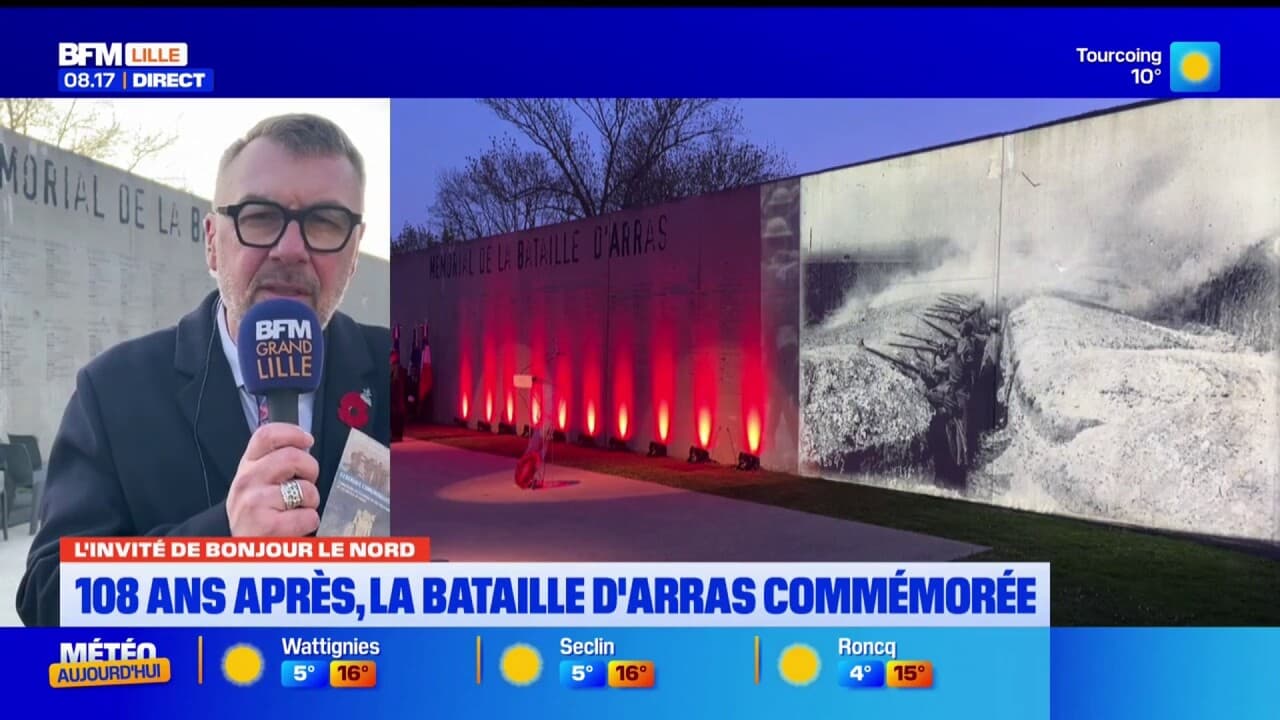 Pas-de-Calais: 108 ans après, la bataille d'Arras commémorée