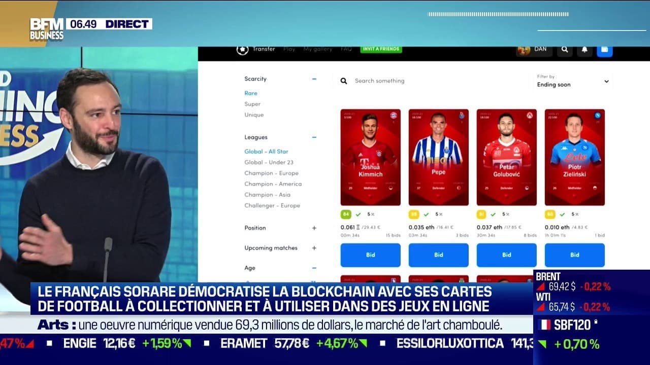 Nicolas Julia (Cofondateur et PDG de Sorare): "On collectionne depuis ...