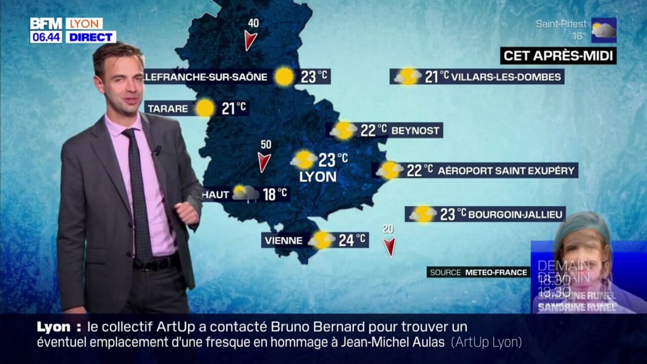 Météo Rhône: les éclaircies prennent le dessus sur les nuages, 23°C à ...