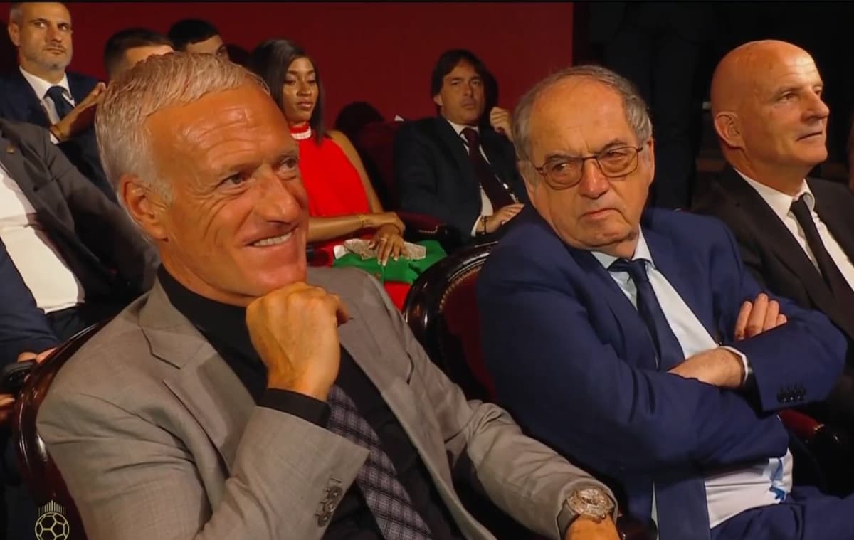 Ballon d'or: le sourire de Deschamps lorsque Courtois parle de la Coupe ...