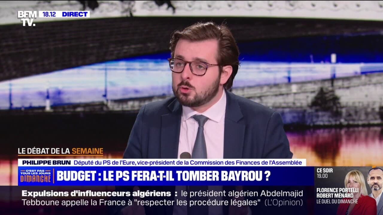 Philippe Brun (PS): "On essaie de tout faire pour donner un budget à la ...