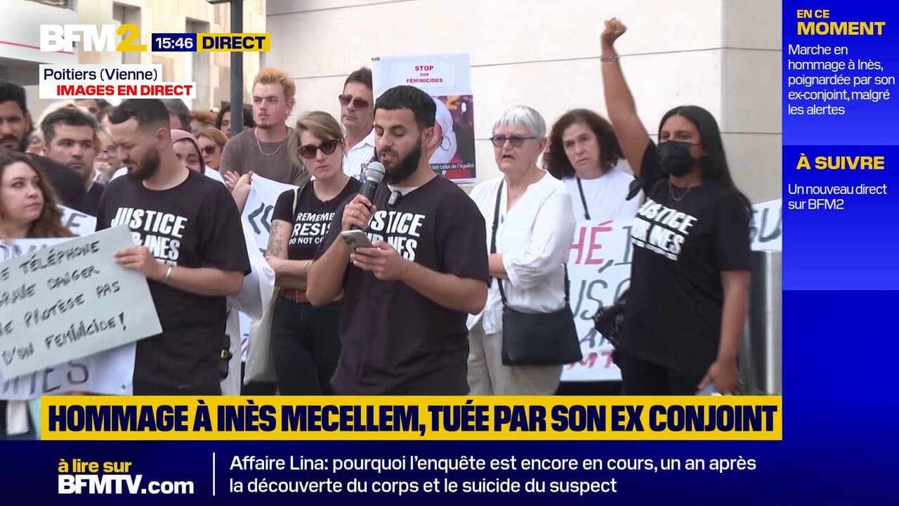 Hommage à Inès Mecellem, tuée par son ex-conjoint: "Elle a eu le courage de traverser le ...