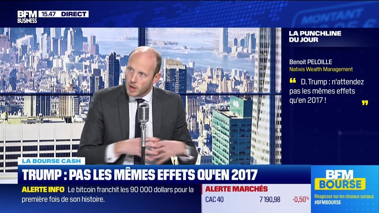 La bourse cash : "D. Trump : n'attendez pas les mêmes effets qu'en 2017" - 13/11