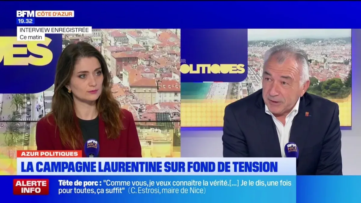 Joseph Segura, maire (LR) sortant et candidat à sa réélection à Saint ...