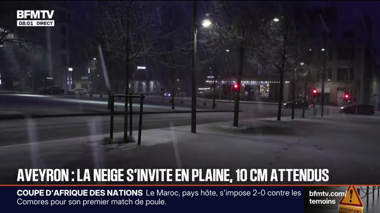 “Ça rend le moment magique”: la neige s’abat sur Rodez (Aveyron) ce ...