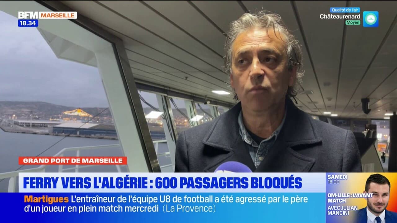 Marseille: un temps bloqués, 600 passagers d'un ferry partent ...