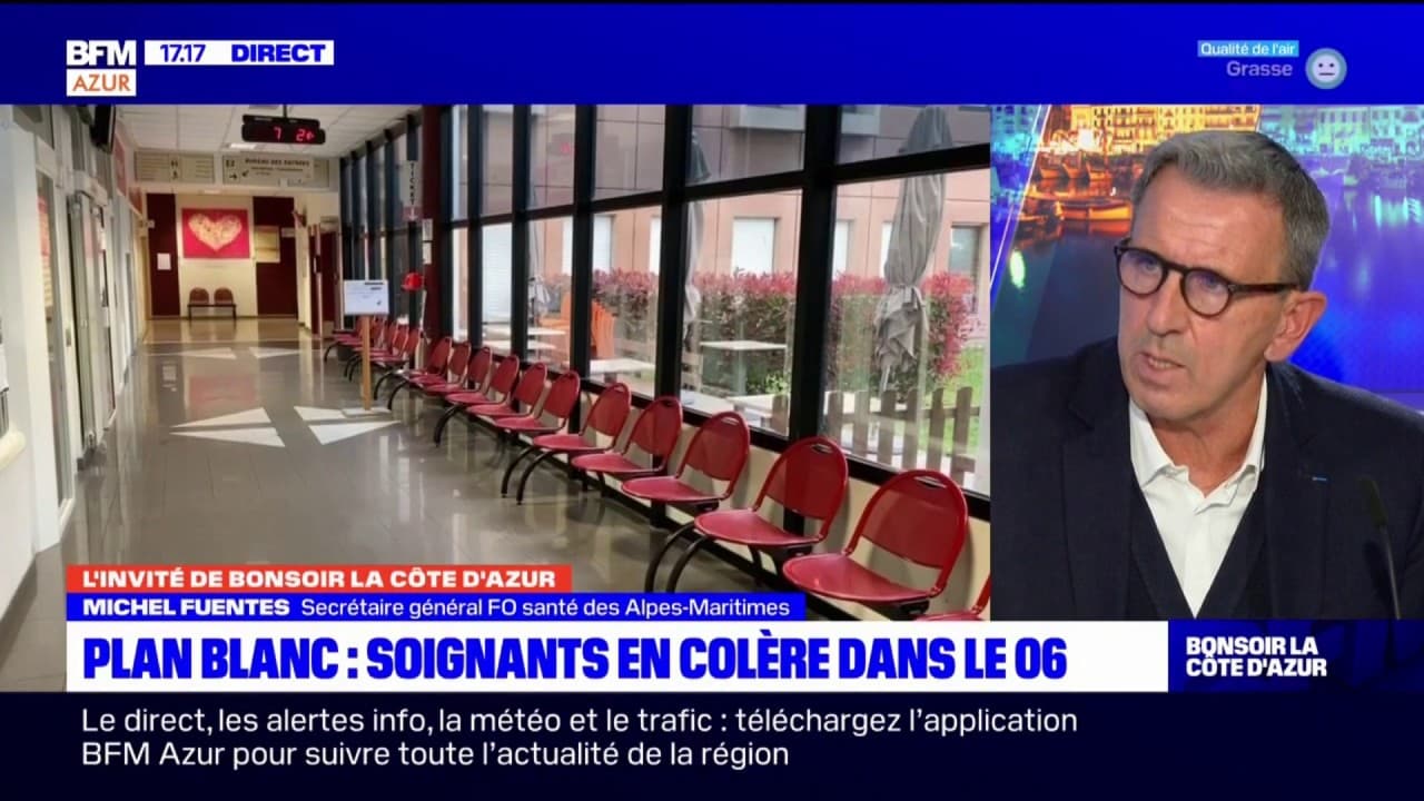 Plan blanc dans les Alpes-Maritimes: Michel Fuentes (FO Santé) déplore ...