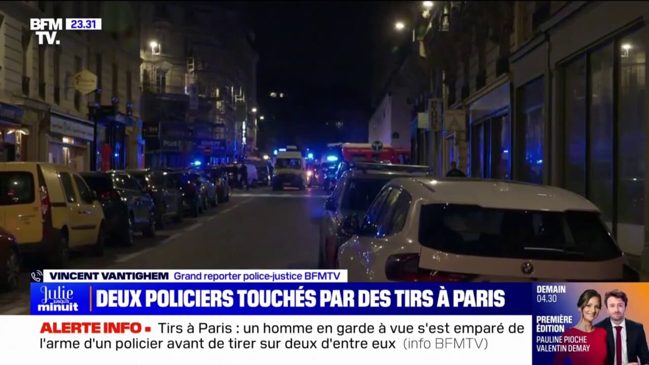Deux policiers touchés par des tirs à Paris