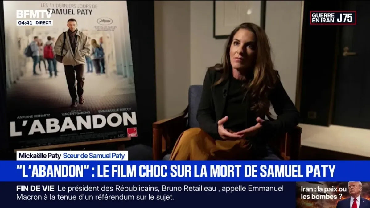 "L'abandon", qui raconte les derniers jours de Samuel Paty, présenté au ...
