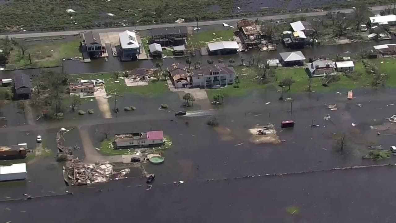 Les images aériennes des dégâts et inondations en Louisiane après le ...
