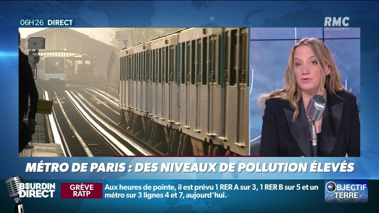 Objectif Terre : Des niveaux de pollution élevés dans le métro de Paris ...