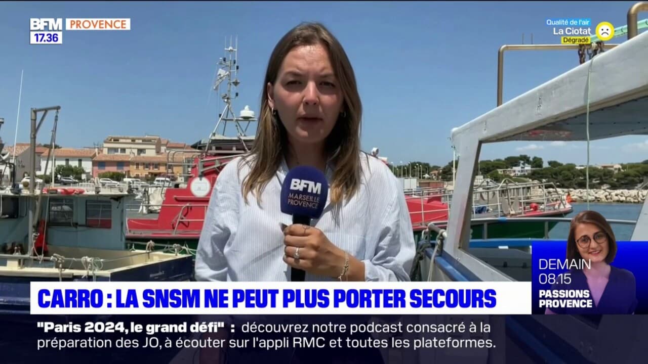 Bouches-du-Rhône: la SNSM ne peut plus porter secours à Carro