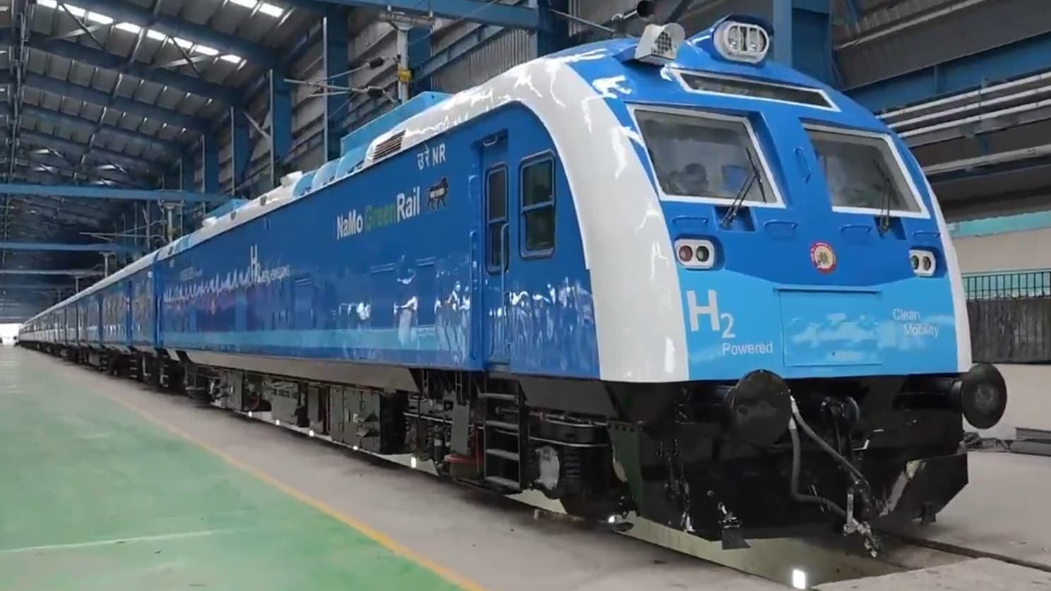 L'Inde sur le point de faire rouler le plus long train à hydrogène de ...