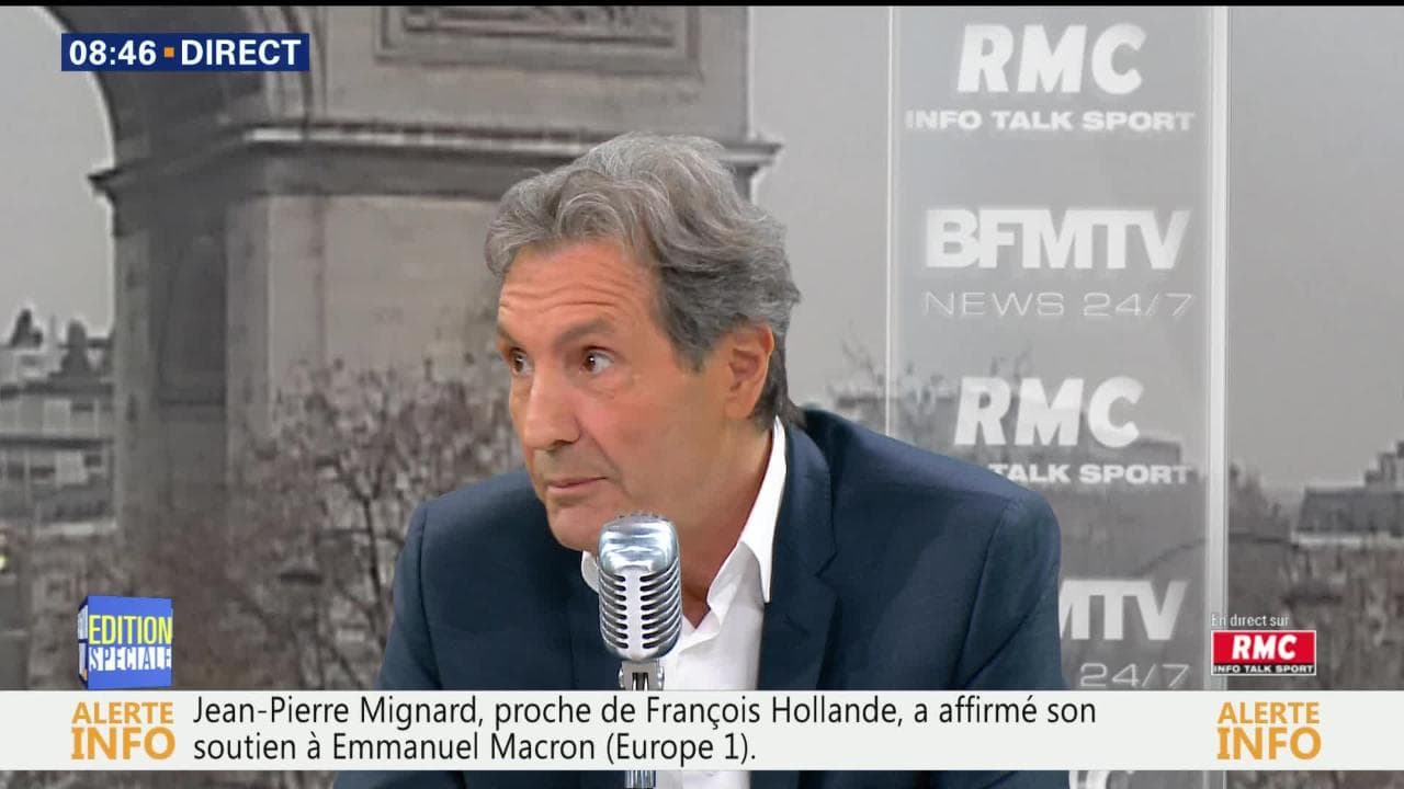 Gérard Davet et Fabrice Lhomme face à Jean-Jacques Bourdin en direct