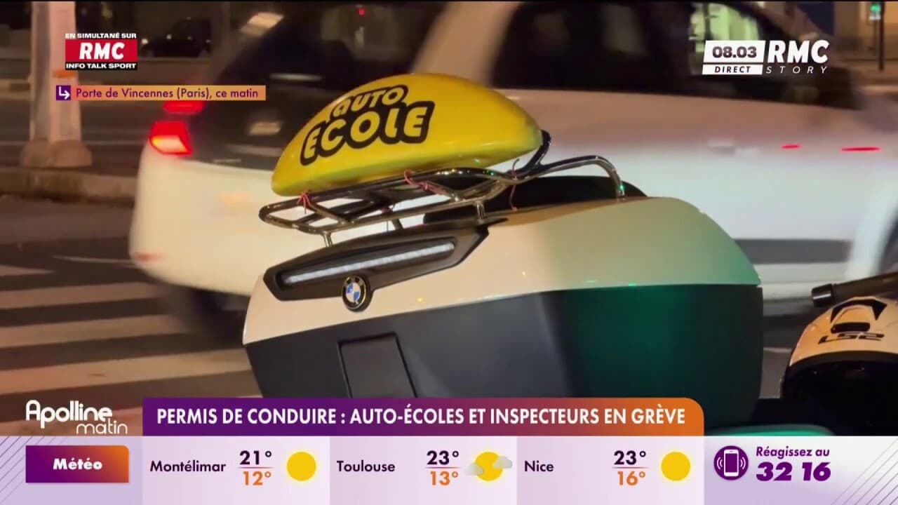 Permis de conduire : Auto-écoles et inspecteurs en grève