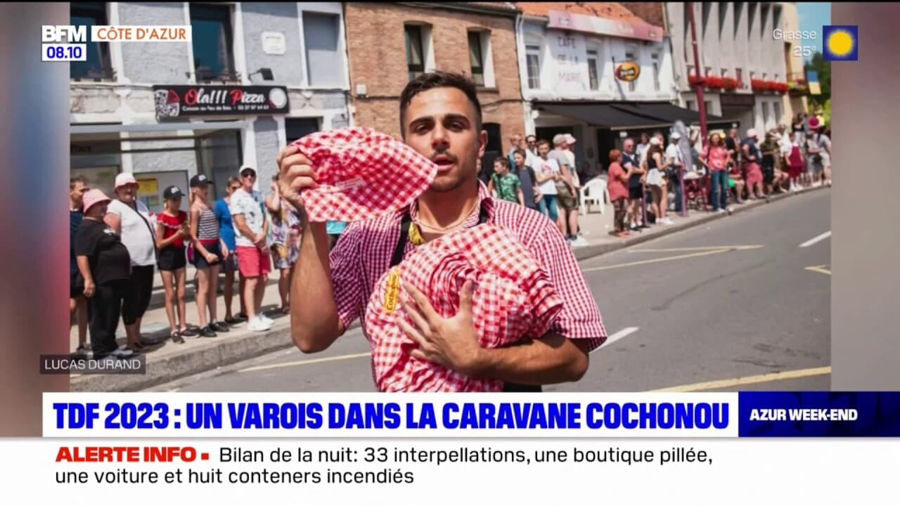 Tour de France 2023: un Varois présent dans la caravane cochonou