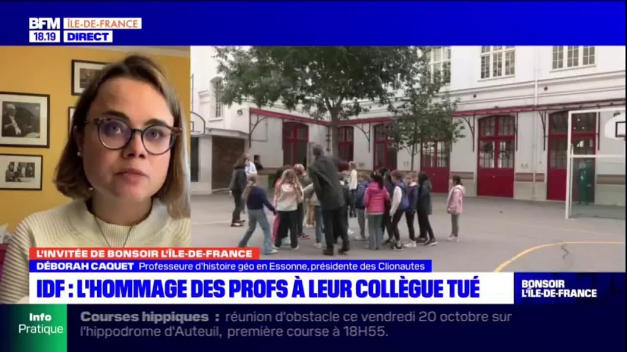 Déborah Caquet, professeure d'histoire géo en Essonne et présidente des ...
