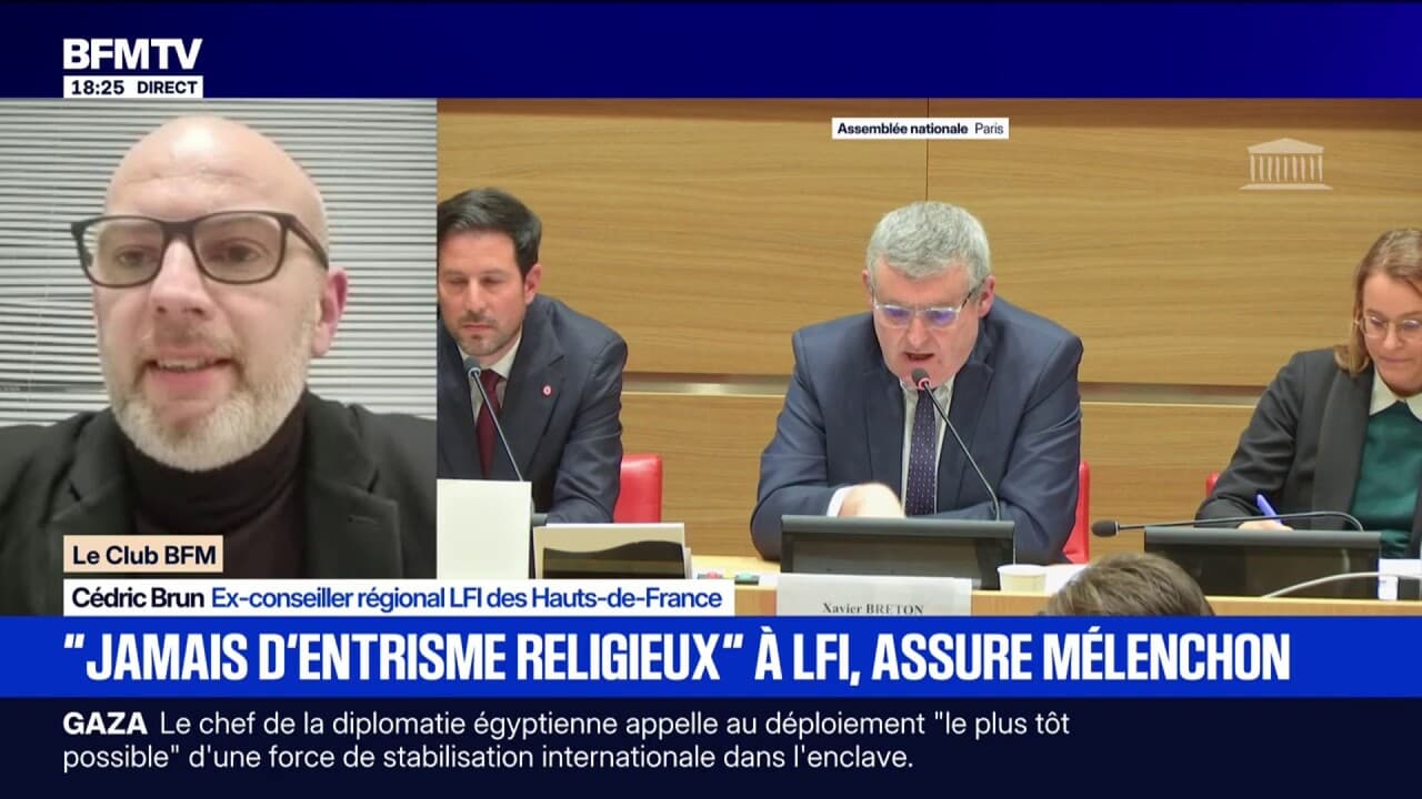 Commission d'enquête sur les liens entre partis et islamisme: pour Cédric Brun, ex-conseiller ...