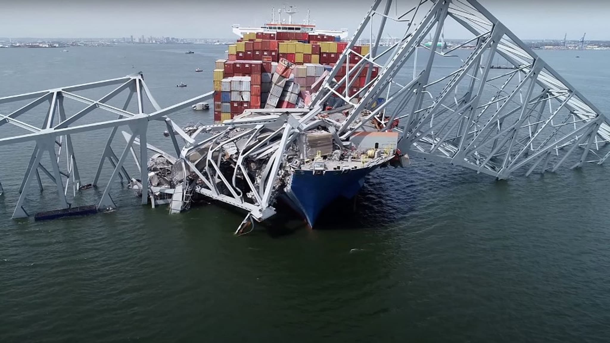 Pont effondré à Baltimore: les nouvelles images impressionnantes de la ...