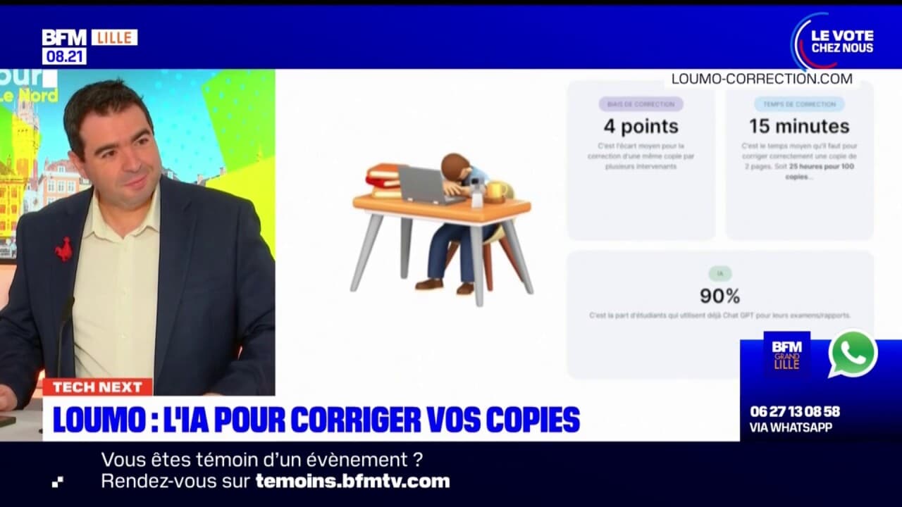 Tech Next: Loumo, l'IA pour faciliter la correction des copies