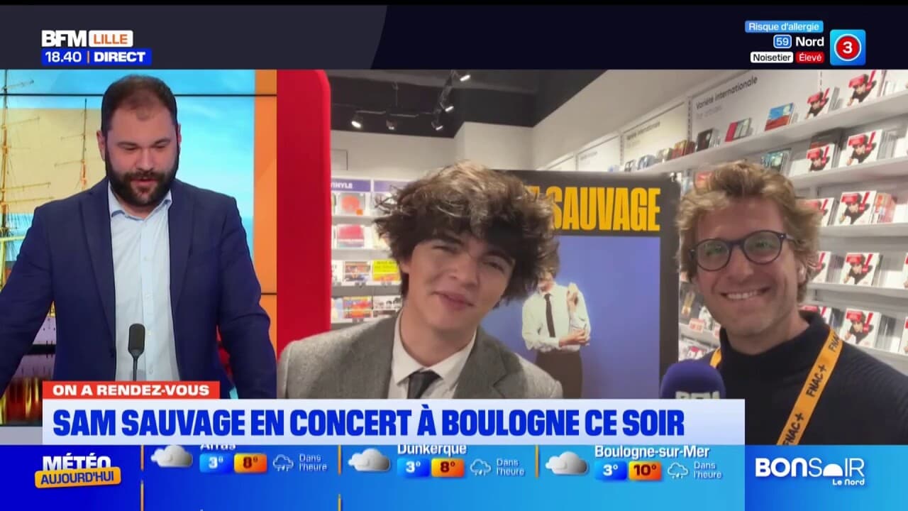 Sam Sauvage à Boulogne-sur-mer