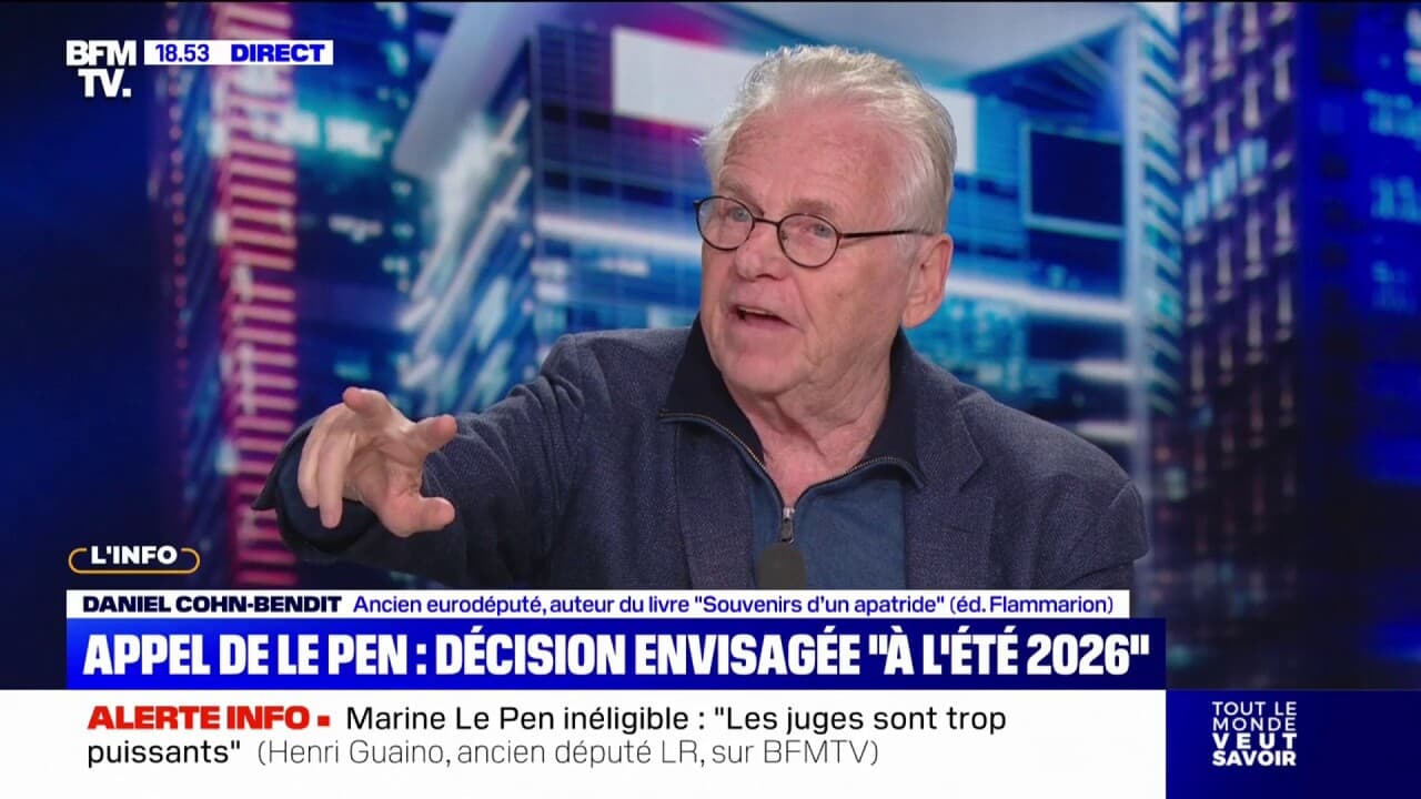 "C'est un piège": Daniel Cohn-Bendit, ancien eurodéputé, réagit à la ...