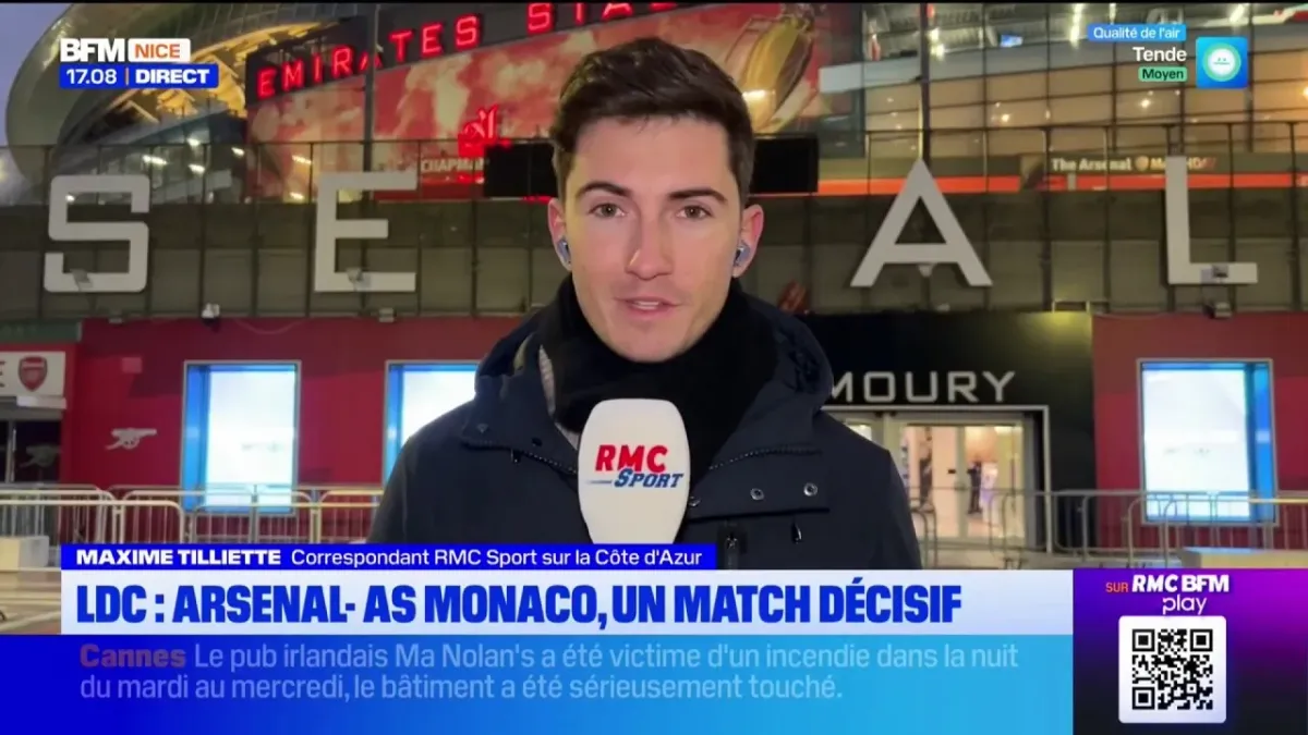 AS Monaco: un match décisif contre Arsenal en Ligue des Champions ce ...
