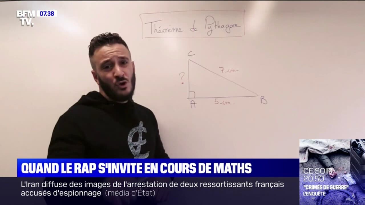 Ce professeur de mathématiques enseigne en rappant