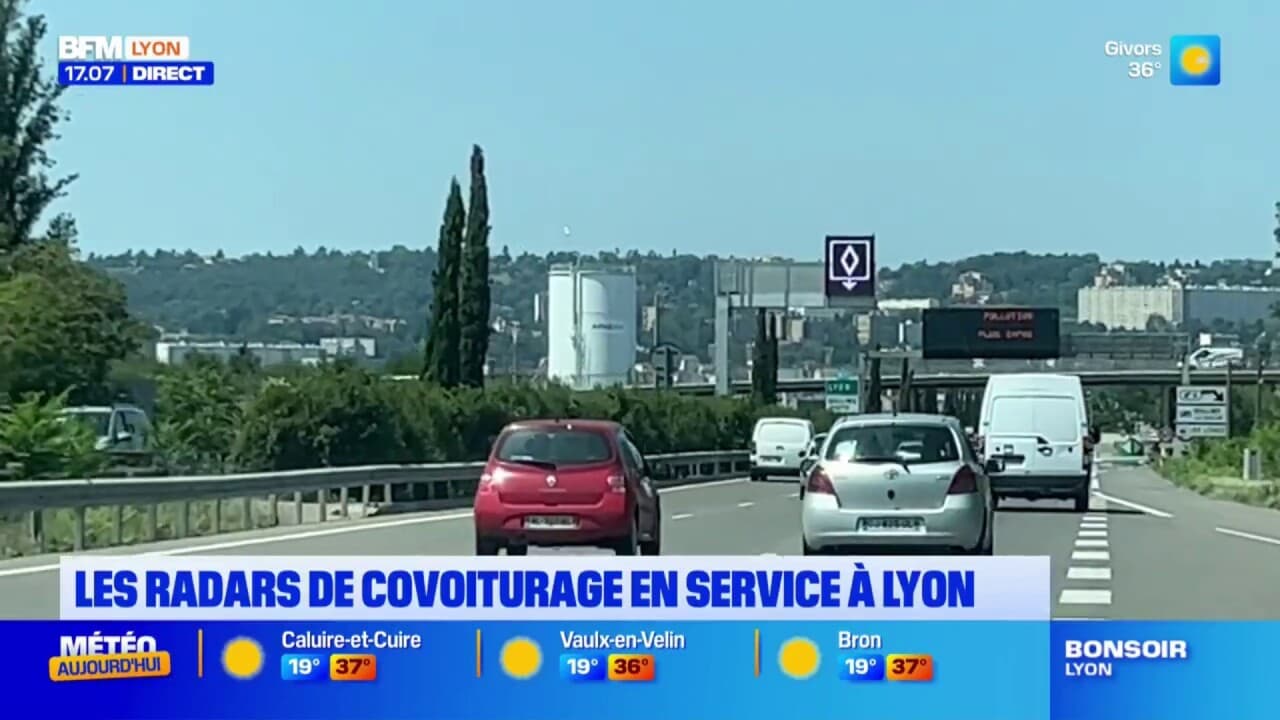 Lyon: les radars de covoiturage en service depuis ce lundi