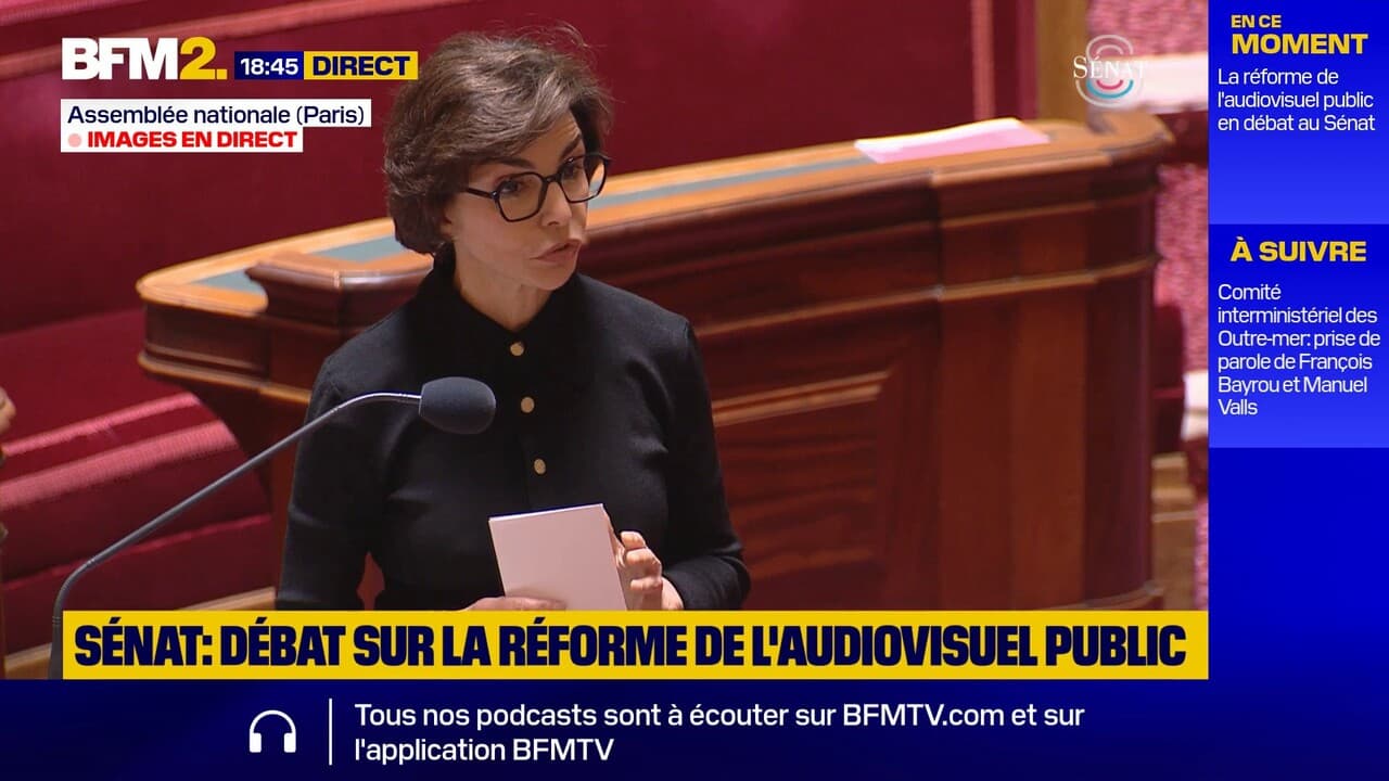 Réforme de l'audiovisuel public: débat houleux entre Rachida Dati et ...