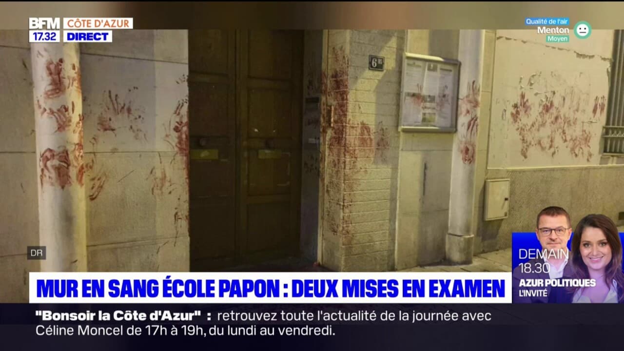 Ecole Papon à Nice Deux Personnes Mises En Examen Après La Découverte