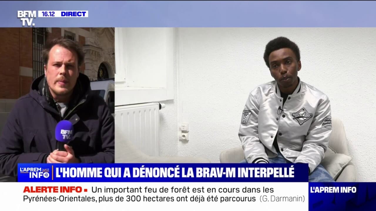Souleyman, le jeune homme qui accuse des agents de la Brav-M de ...