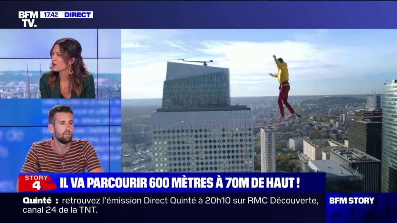 Nathan Paulin, funambule: "J'avais un genre de vertige, j'avais peur du ...