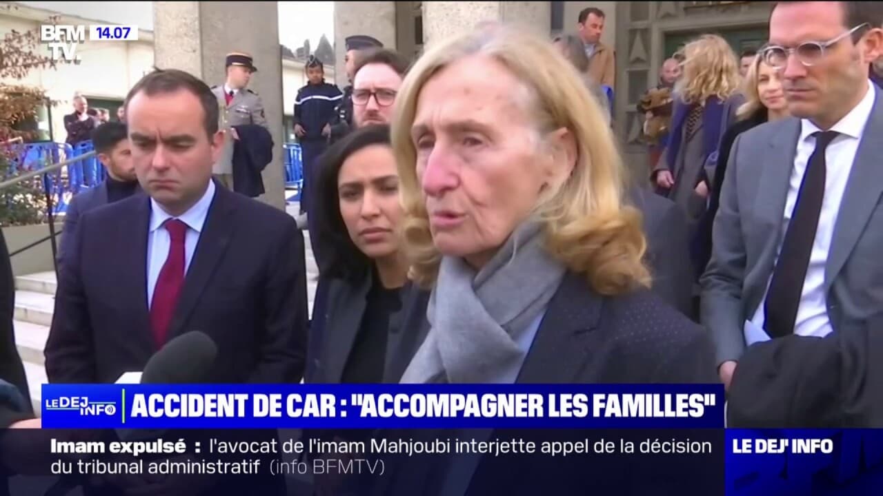 Accident de car sur l'A6: Nicole Belloubet "assure du soutien plein et entier de l'État"