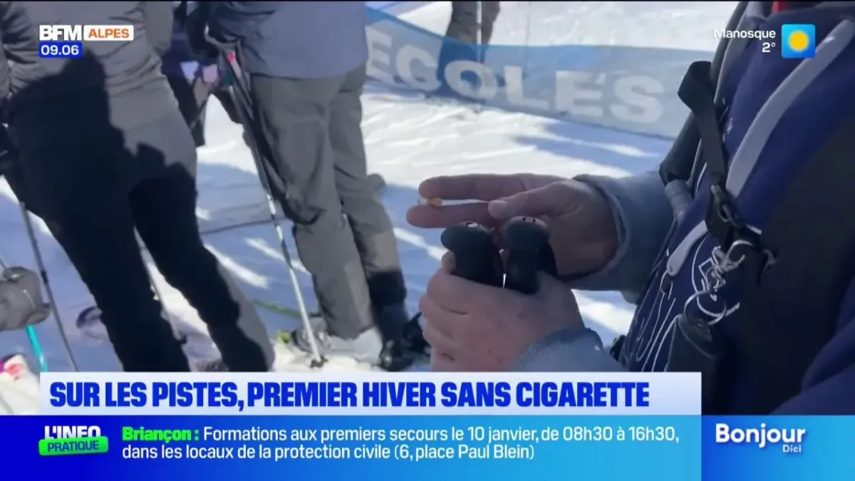 Alpes : sur les pistes, premier hiver sans cigarette