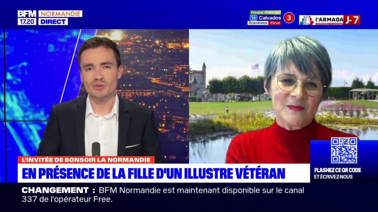 79e anniversaire du D-Day: Chloé Gavin, fille d'un illustre vétéran, en ...