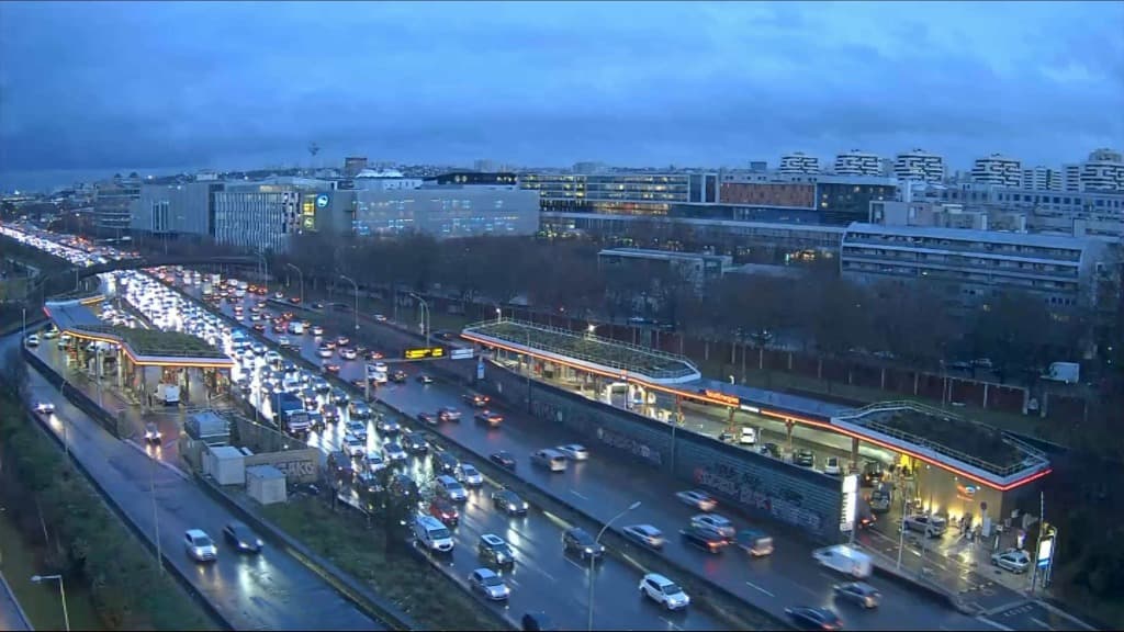 Île-de-France: près de 470 kilomètres de bouchons enregistrés mercredi soir