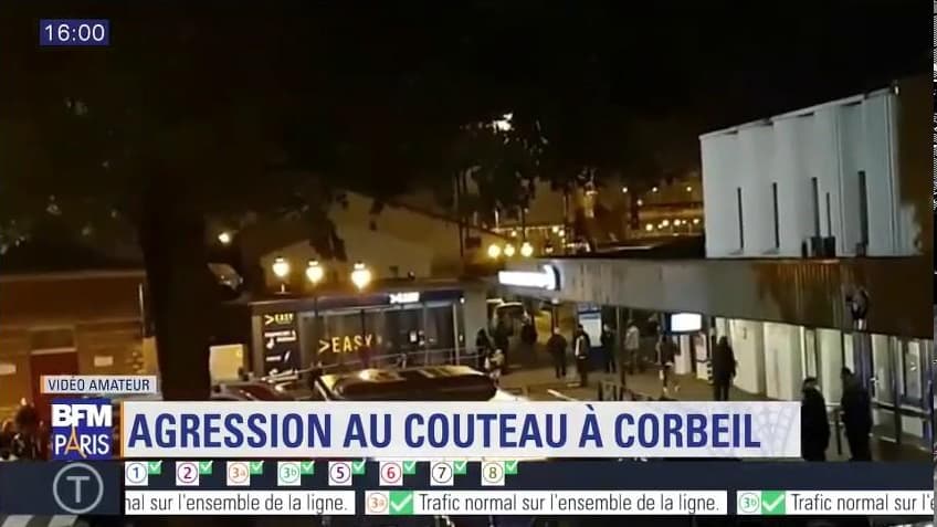 Agression au couteau à Corbeil-Essonnes: une vidéo amateur a été ... Agression au couteau à Corbeil-Essonnes: une vidéo amateur a été ...