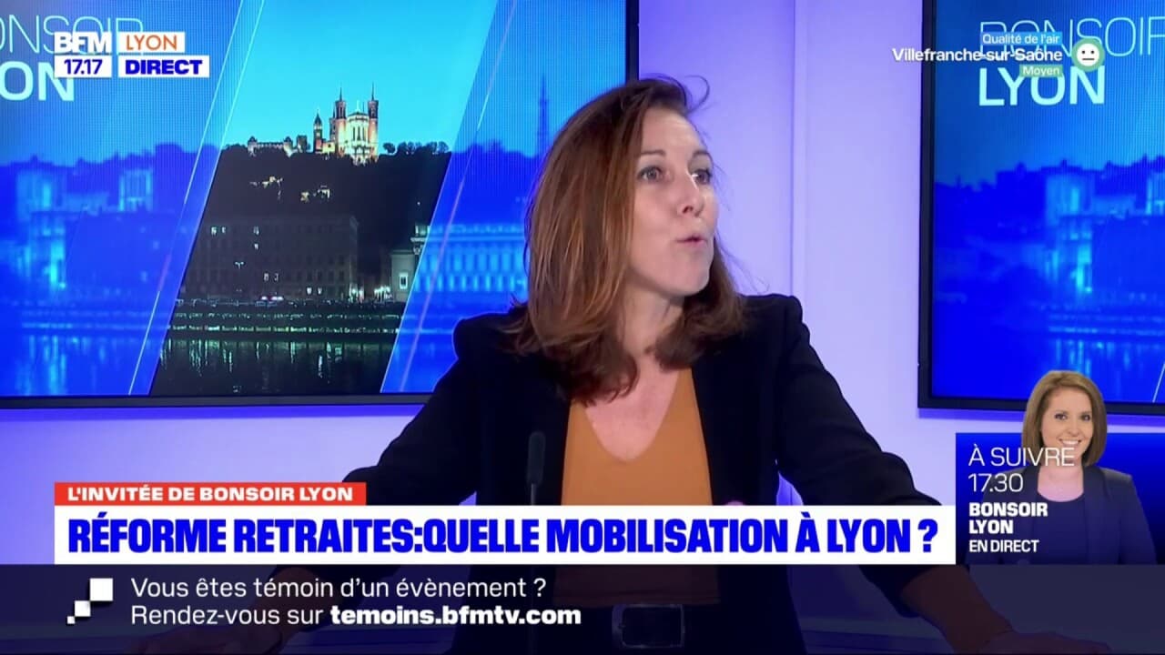 Réforme des retraites: Sonia Paccaud, secrétaire CFDT Lyon-Rhône ...
