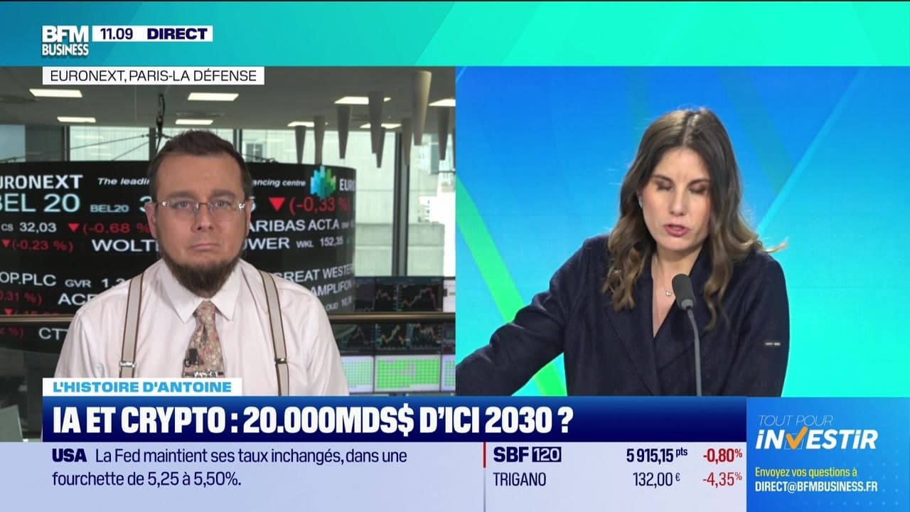L'histoire financière : IA et crypto, 20 000 milliards de dollars d'ici 2030 ? - 13/06