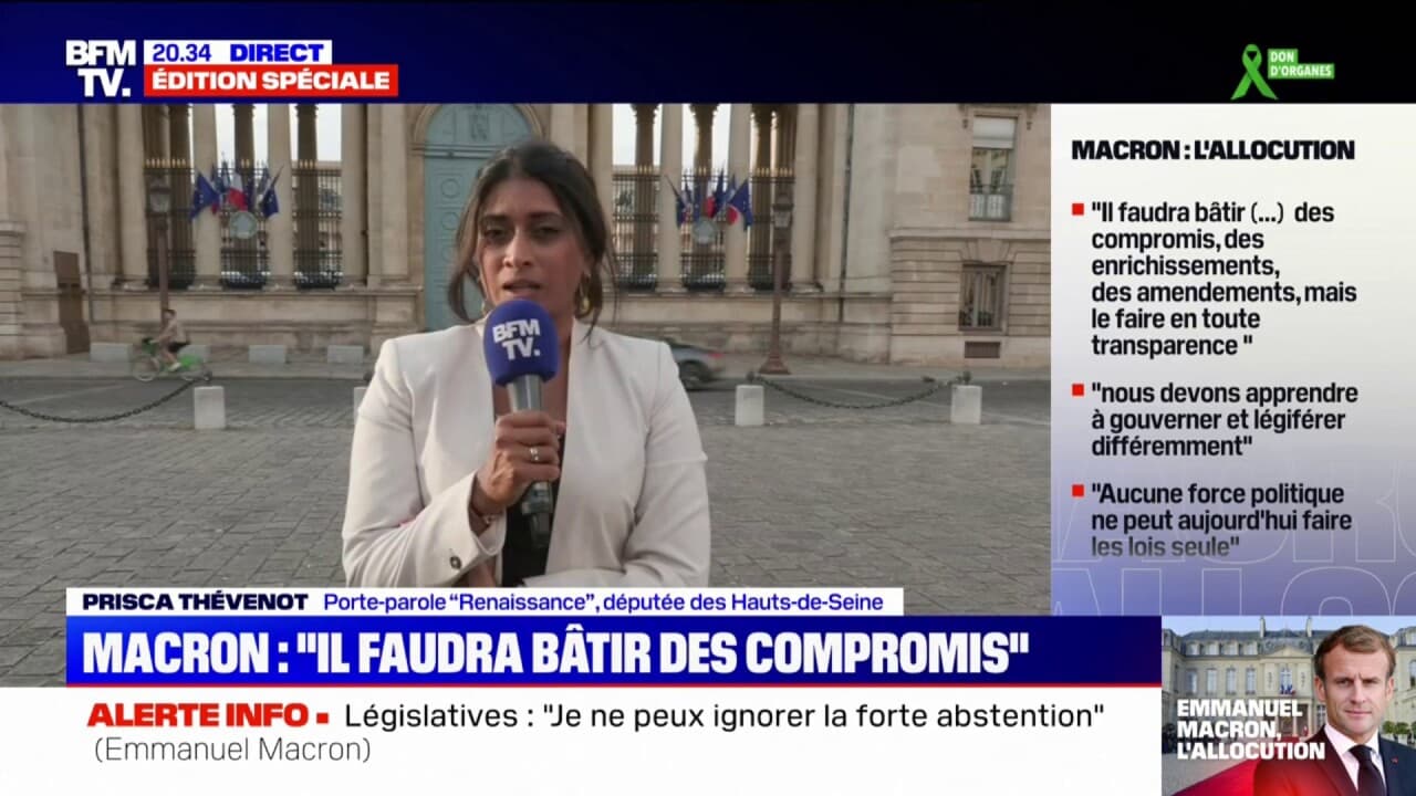 Prisca Thévenot: Emmanuel Macron a "acté que nous entrons dans une ...