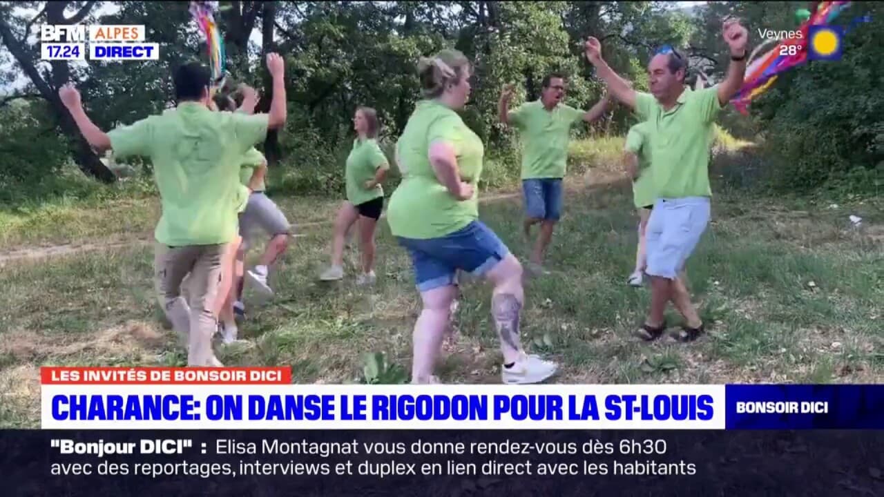Les invités de BFM DICI ont dansé le rigodon
