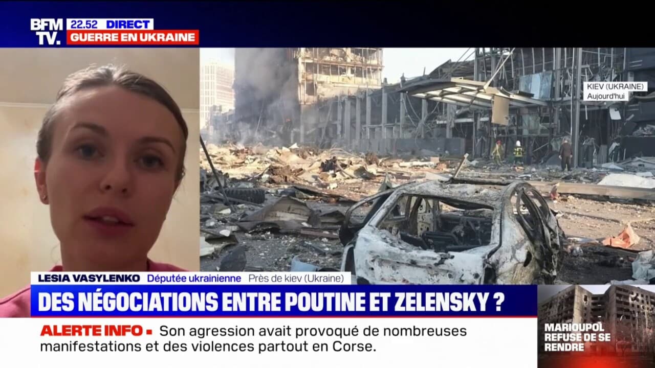 Guerre en Ukraine: la députée ukrainienne, Lesia Vasylenko, appelle l ...