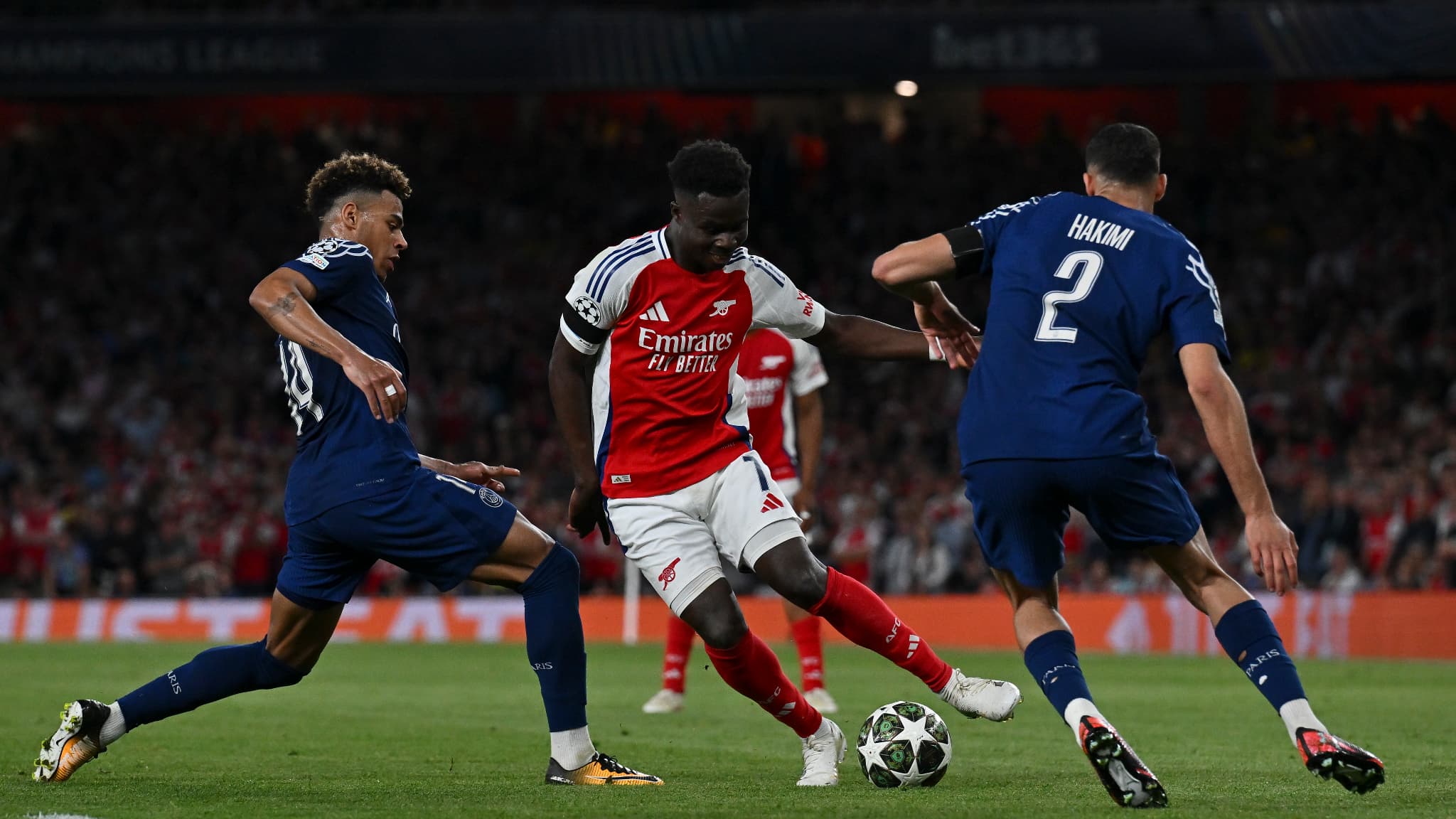 PSG-Arsenal, les compos: Dembélé sur le banc côté parisien, Partey de ...