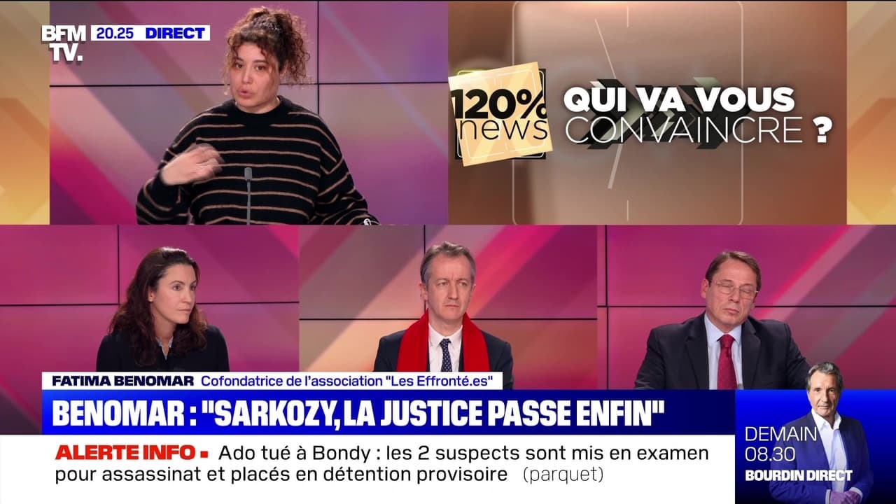 Julie Graziani, Fatima Benomar, Christophe Barbier et le Dr Ludovic ...